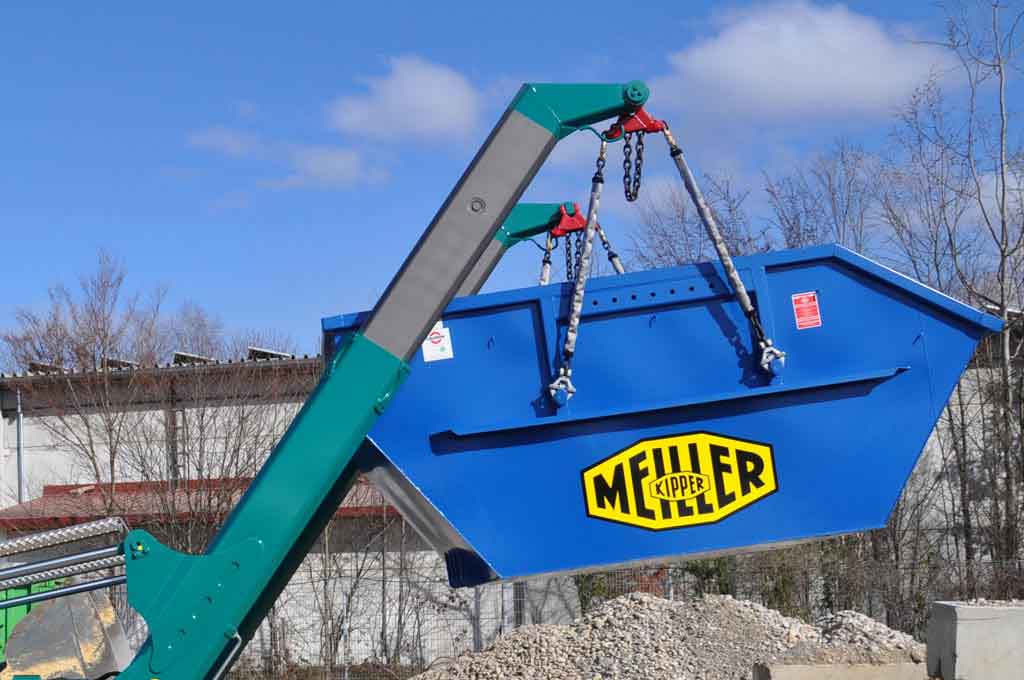 Absetzkipper von MEILLER: Behälter effizienter transportieren
