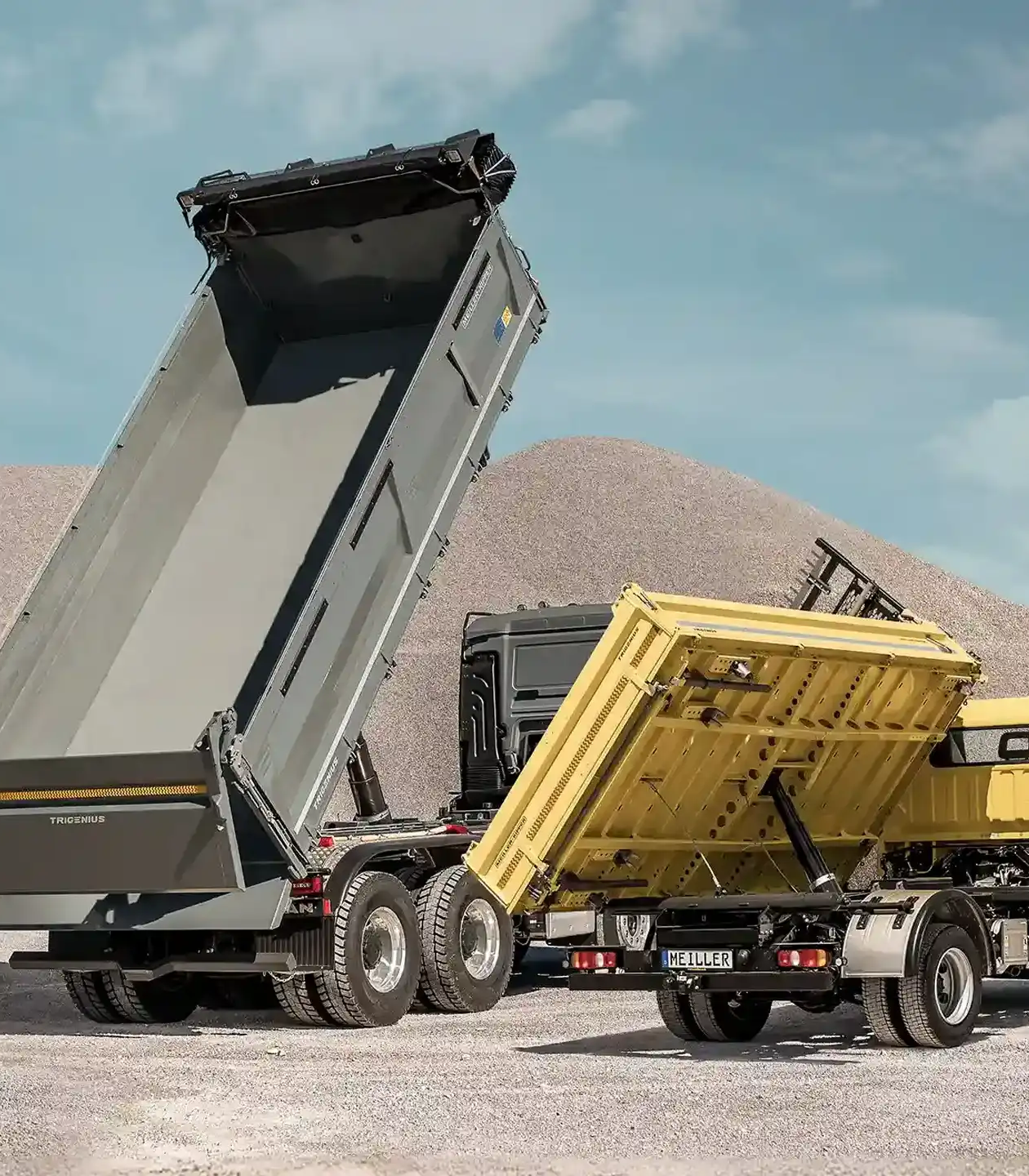 TRIGENIUS three-way tippers from MEILLER